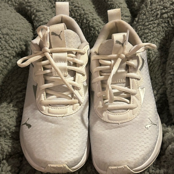 Puma | Shoes | Puma Classic White Sneakers | Poshmark